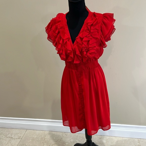 H&M | Dresses | Hm Red Dress | Poshmark